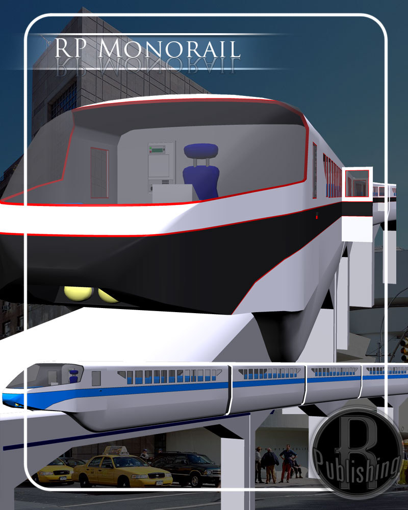 Minecraft Disney World Monorail