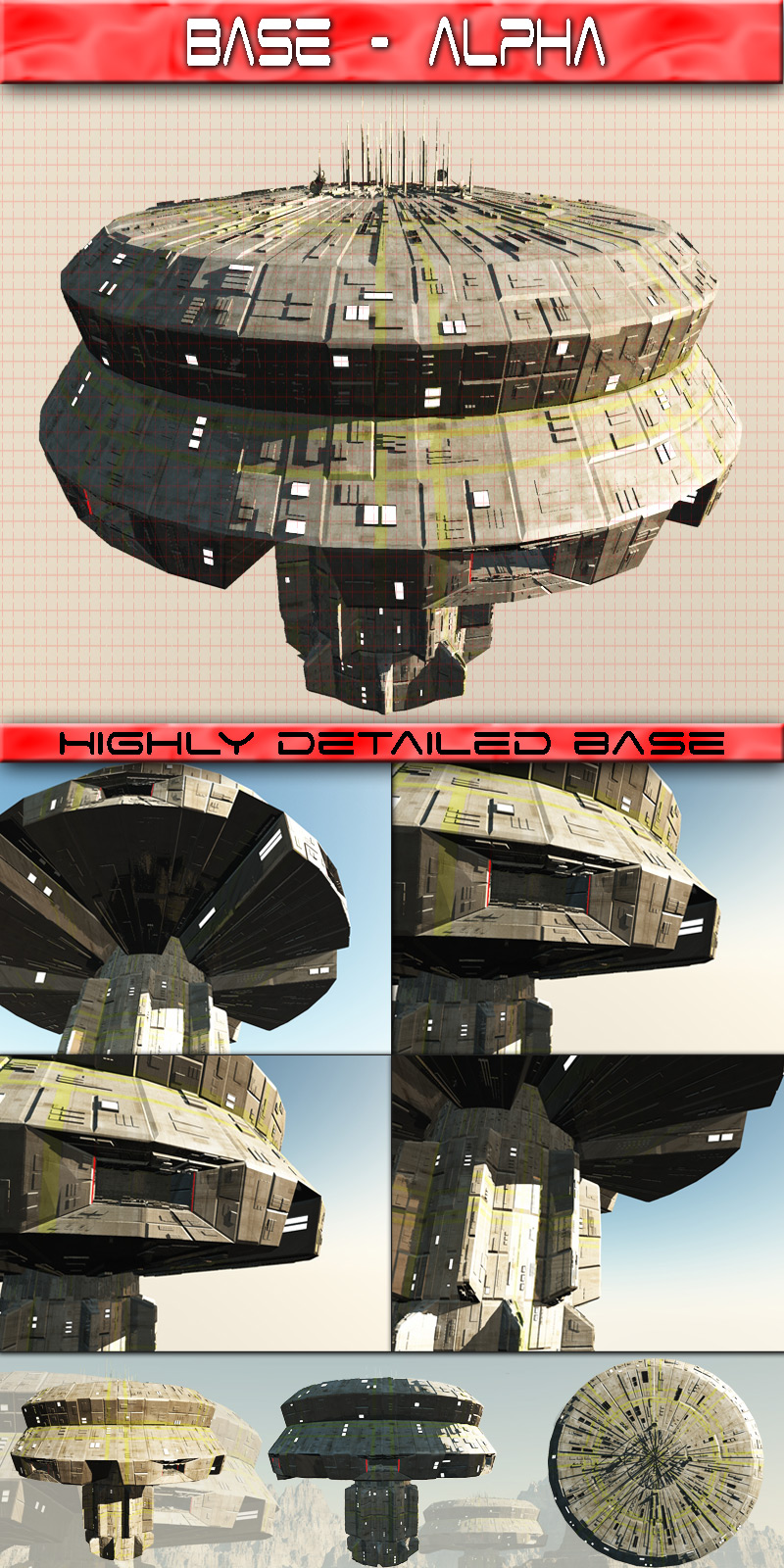 Base Alpha & Base Omega 3D Models Madaboutgames