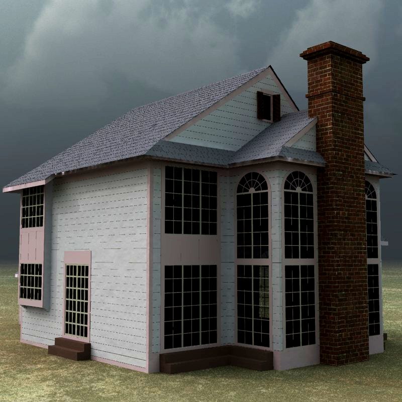 Modern House (for Vue) 3D Models Digimation_ModelBank