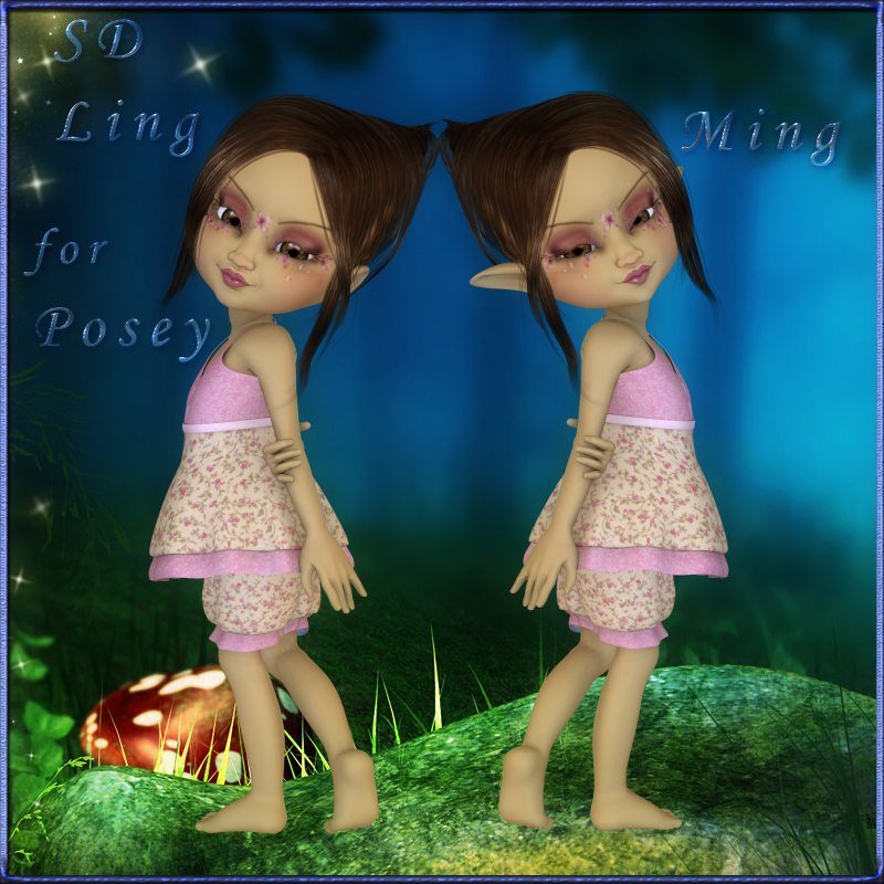 SD Ling & Ming 3D Figure Essentials schonee