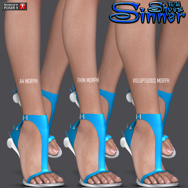 Sinner Shoes V4-A4 3D Figure Essentials nikisatez