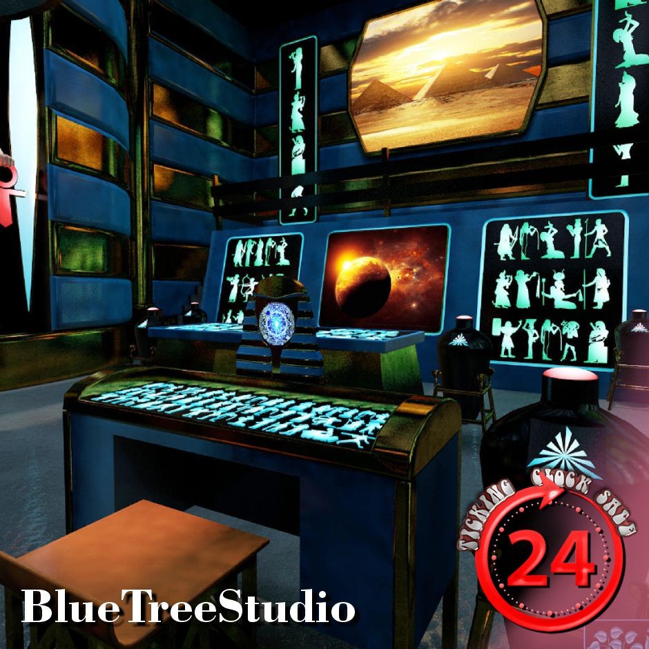 Aug.2022 - BlueTreeStudio's Ticking Clock 24h SALE at 55% off - Renderosity