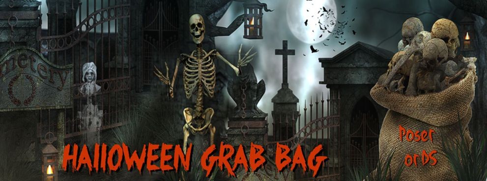 Oct.2023 - GRAB-BAG Halloween Event - for Poser & Daz Studio - Renderosity