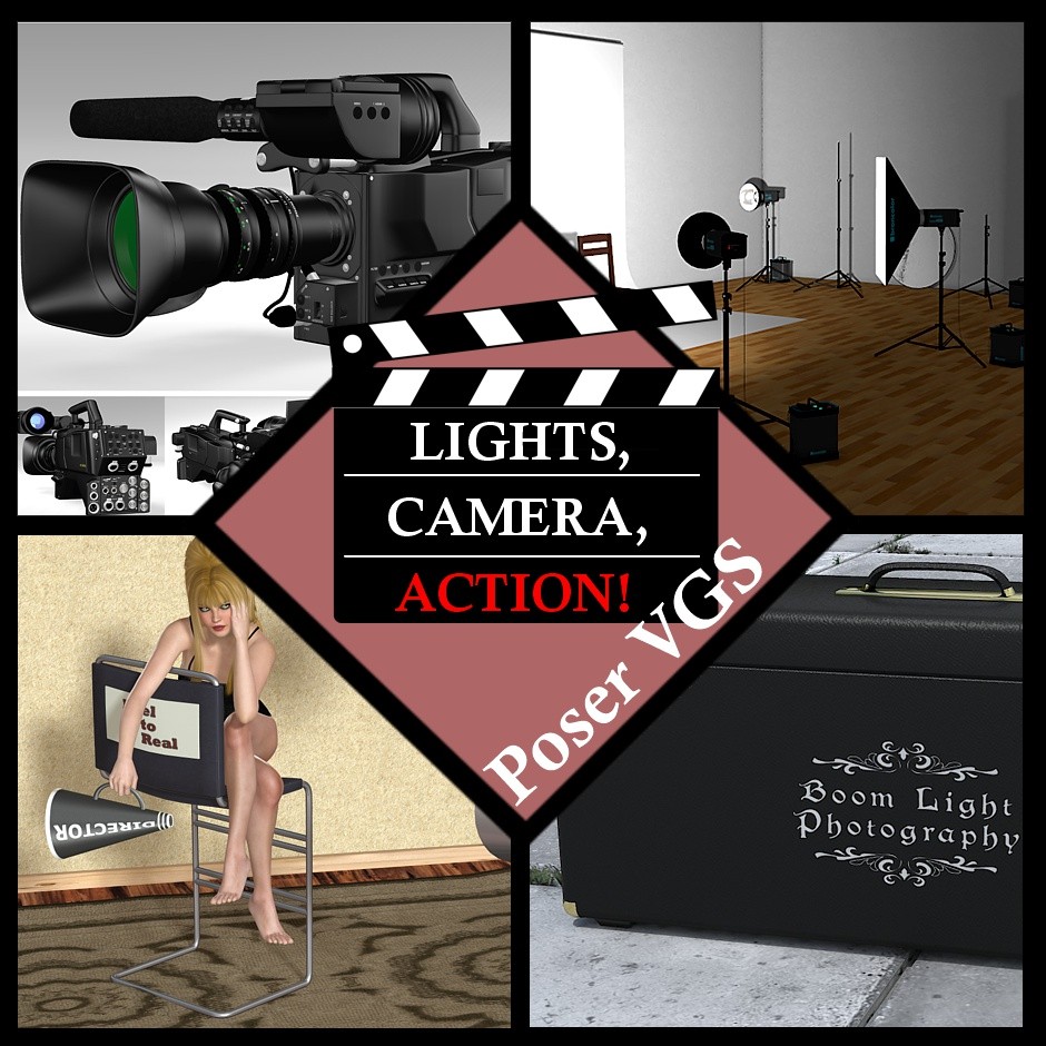 February 2024 - Lights, Camera, Action! - Poser VGS - Renderosity