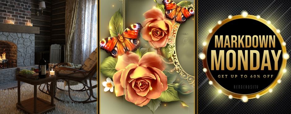 Feb.2024 - MarkDown MONDAYS - 60% off - First Week - Renderosity