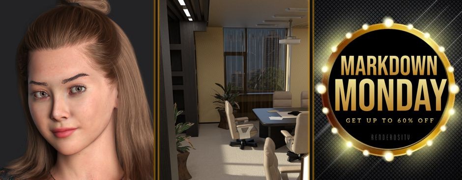 Jan.2024 - MarkDown MONDAYS - 60% off - First Week - Renderosity