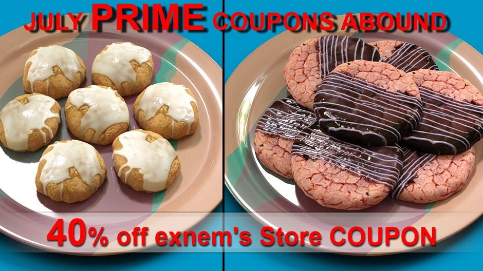 July2023 - PRIME COUPONS ABOUND - 40% off exnem's store - Renderosity