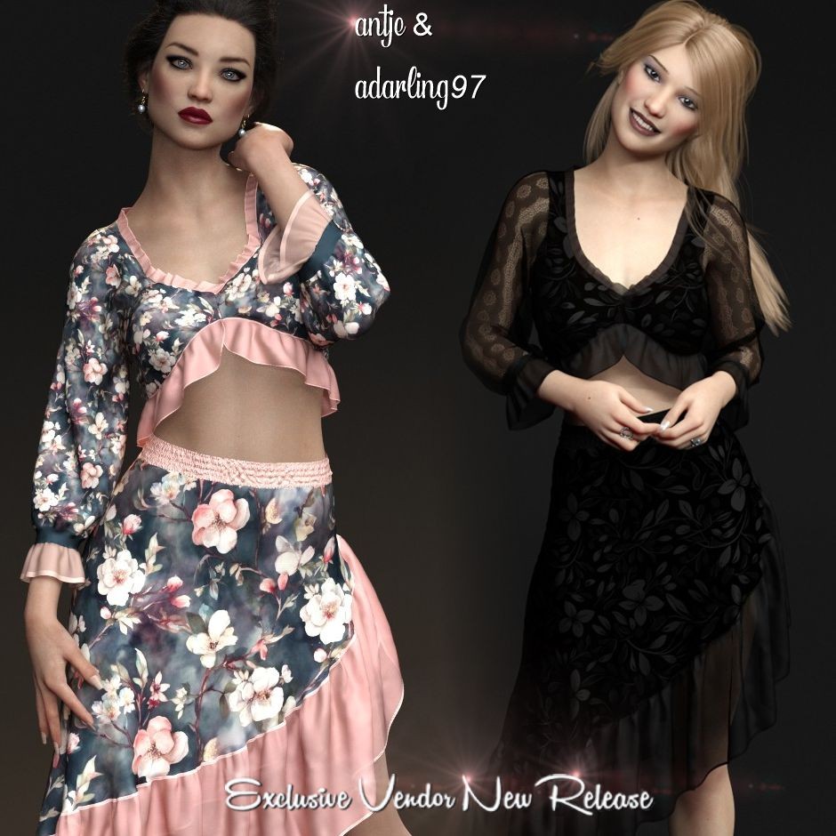 Aug.2023 - antje's & adarling97's Exclusive Vendor New Release - Renderosity